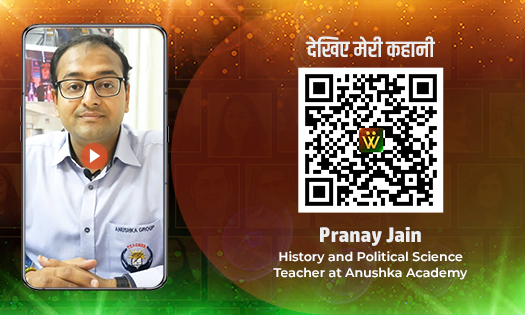 Pranay Jain, History and Political Science Teacher at Anushka Academy, Udaipur