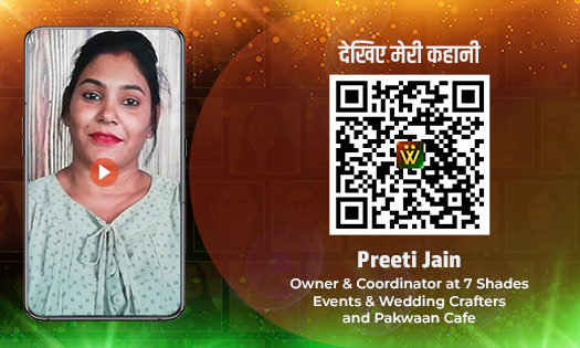 Preeti Jain, Owner & Coordinator at 7 Shades Events & Wedding Crafters and Pakwaan Cafe, Udaipur