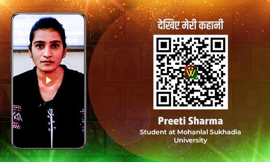 Preeti Sharma, Student at MLSU, Udaipur