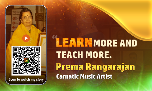 See the video story of a Banker turned Musician Prema Rangarajan ...