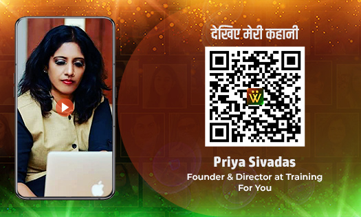 Priya Sivadas, Founder & Director at Training For You, Kerala