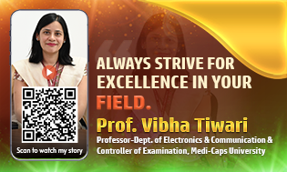 View the Inspiring story of an Academician Prof. Vibha Tiwari | Professor & Examination Controller