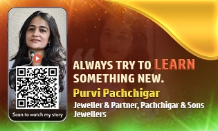 Purvi Pachchigar, Jeweller & Partner Pachchigar & Sons Jewellers, Surat