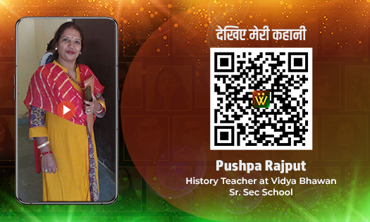 Pushpa Rajput, History Teacher at Vidya Bhawan Sr. Sec School, Udaipur