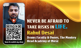 Rahul Desai, Drums Faculty & Owner The Monkey Head Academy of Music, Pune