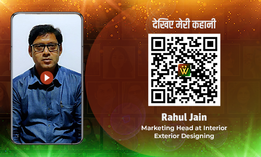 Rahul Jain, Marketing Head at Interior Exterior Designing, Udaipur