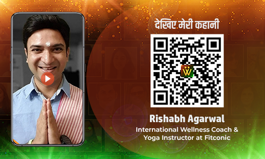 Rishabh Agarwal, International Wellness Coach & Yoga Instructor of Fitconic, Jaipur