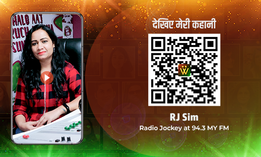 RJ Sim, Radio Jockey at 94.3 MY FM Radio, Udaipur