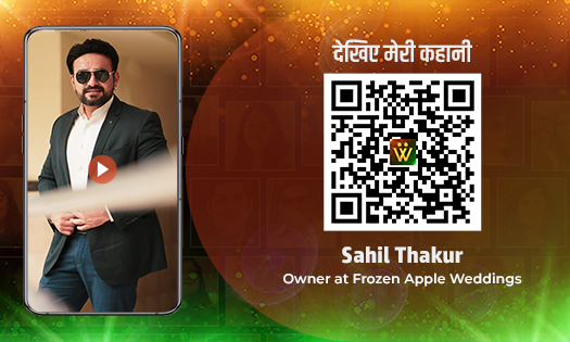 Sahil Thakur, Owner of Frozen Apple Weddings, Udaipur