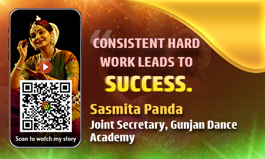 Sasmita Panda, Joint Secretary at Gunjan Dance Academy, Cuttack