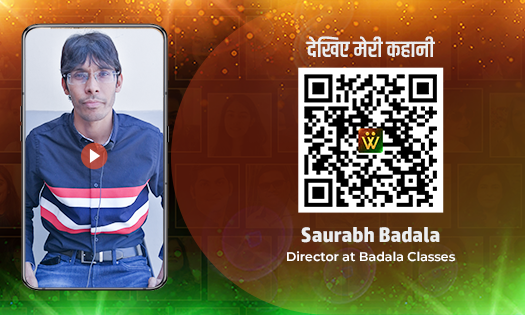 Saurabh Badala, Director at Badala Classes, Udaipur