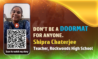 Shipra Chaterjee, Teacher at Rockwoods High School, Udaipur