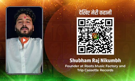 Shubham Raj Nikumbh, Founder at Roots Music Factory and trip cassette ...
