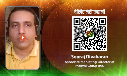Sooraj Divakaran, Associate Marketing Director at MaxVal Group Inc., Mumbai