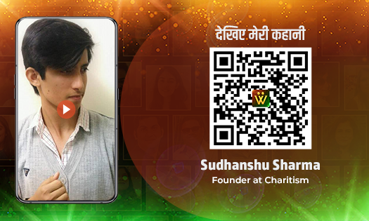 Sudhanshu Sharma, Founder of Charitism, Jaipur Sudhanshu Sharma, Founder of Charitism, Jaipur