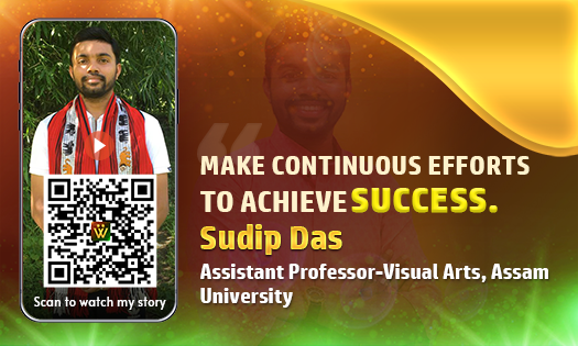 Sudip Das, Assistant Professor of Visual Arts at Assam University, Silchar