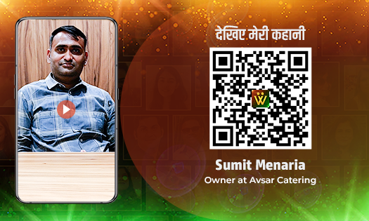 Sumit Menaria, Owner of Avsar Catering, Udaipur