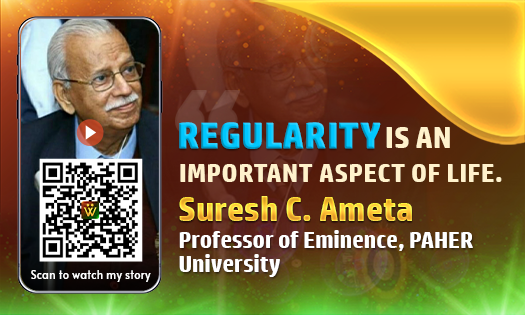 Suresh C. Ameta, Professor of Eminence at PAHER University, Udaipur