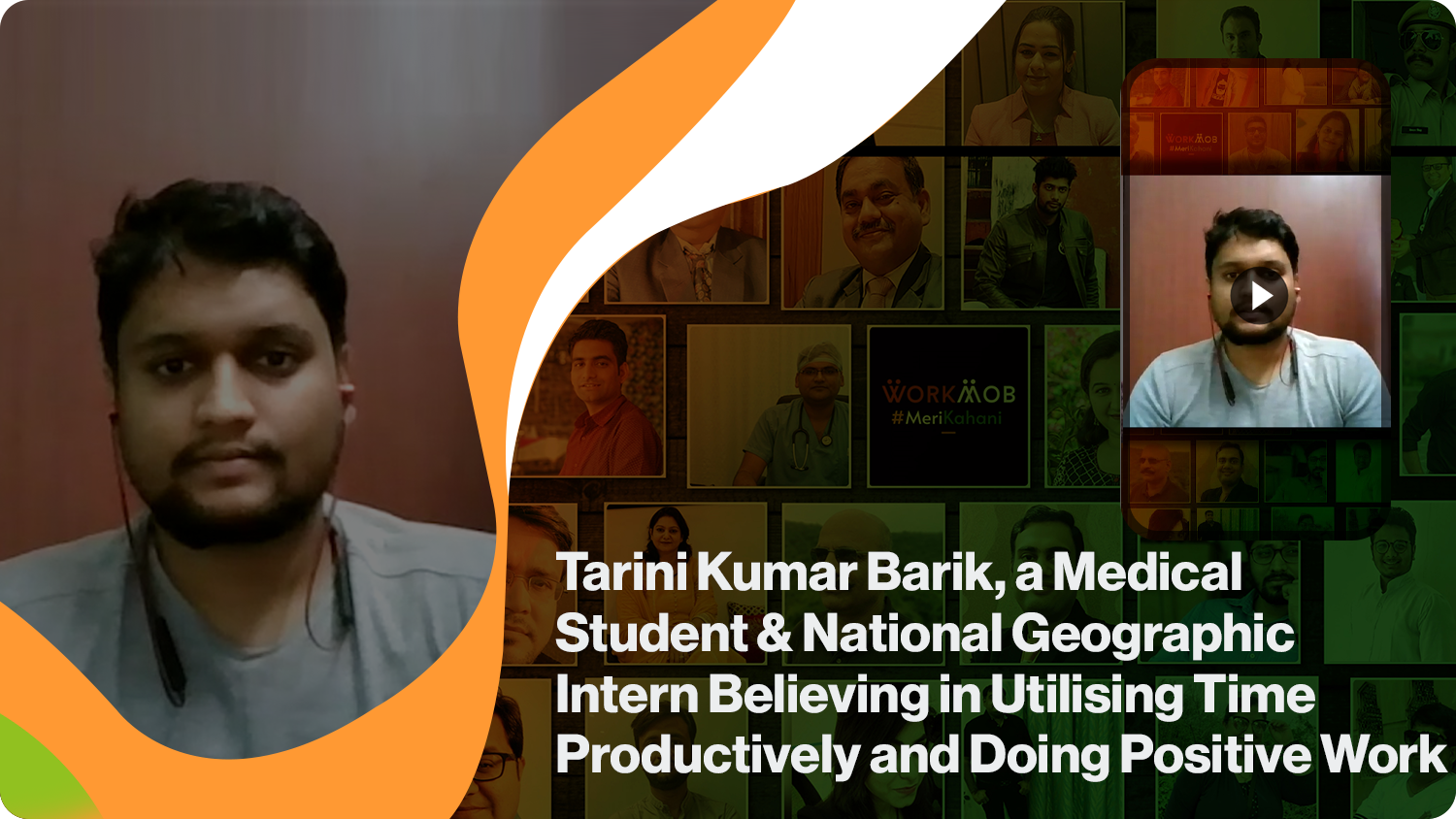 Tarini Kumar Barik, Medical Student & Intern at National Geographic, Mumbai