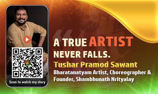 Tushar Pramod Sawant, Bharatanatyam Artist, Choreographer & Founder Shambhunath Nrityalay, Mumbai