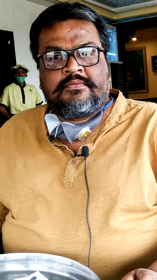 Devendra Mehta, Owner of Gordhan Thal Hotel, Udaipur