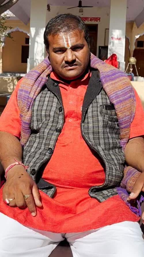 Hukma Ram Shastri, Tirth Purohit at , Pushkar