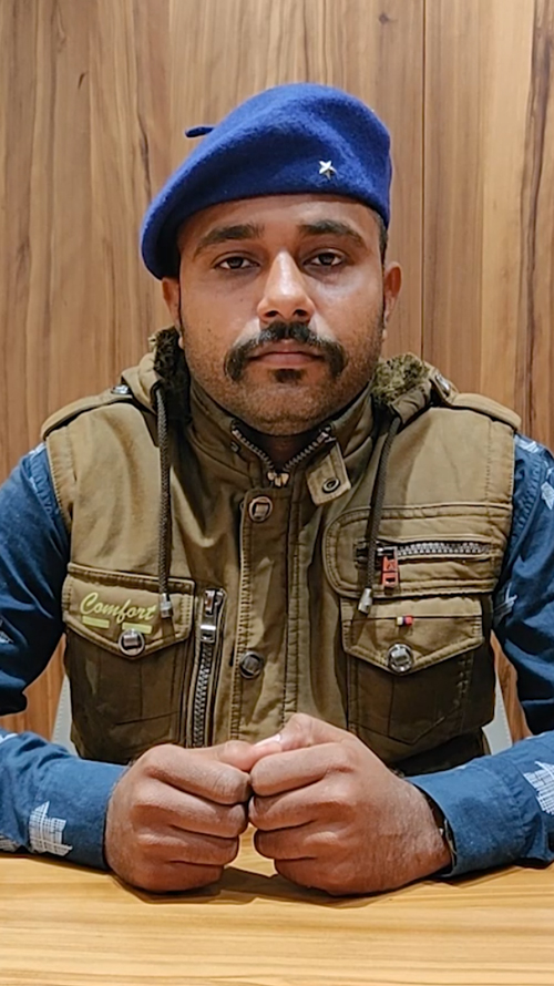 Kesar Singh, Police Constable at Rajasthan Police, Udaipur