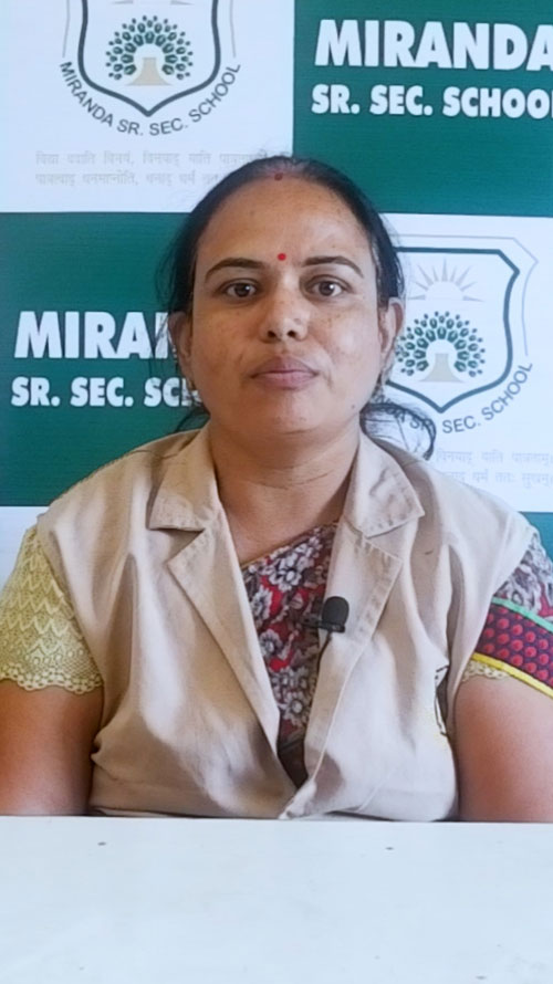 Neetu Garg, Teacher at Miranda Sr Sec. School, Udaipur