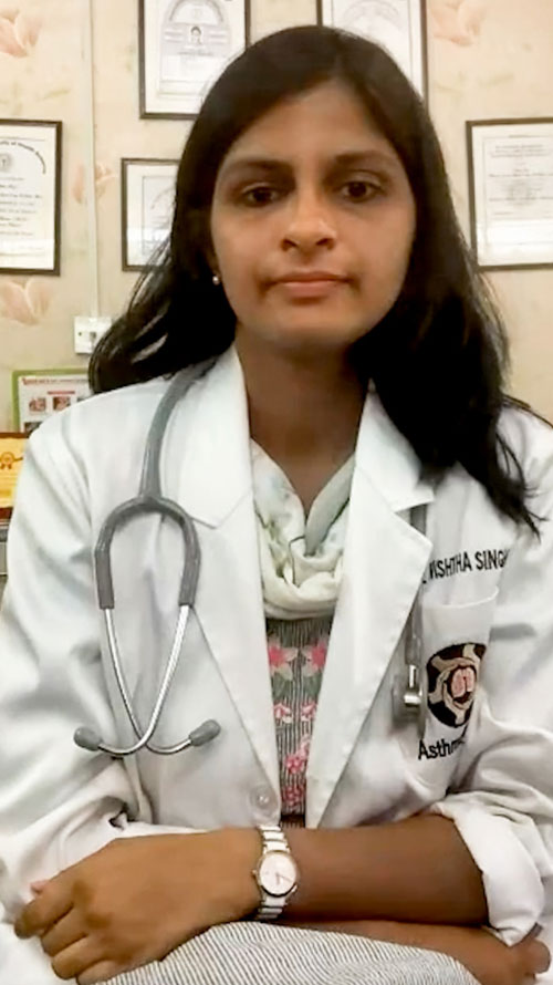 Nishtha Singh, Pulmonologist & Executive Director Asthma Bhawan, Jaipur
