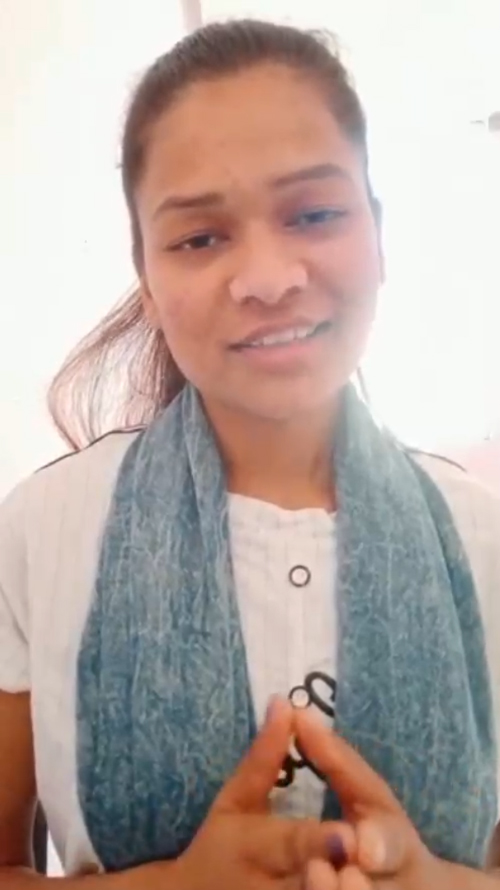 Payal Parmar, President at Meera Girls College, Udaipur