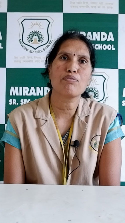 Pratibha Jain, Teacher at Miranda Sr Sec. School, Udaipur